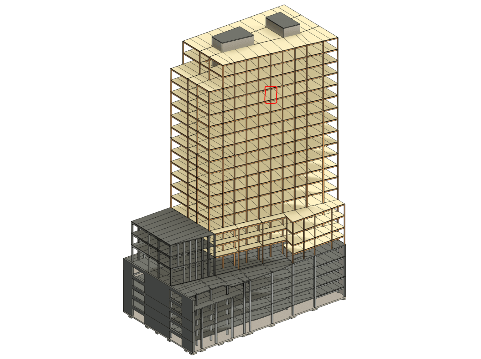 Timber column design: An example of a highrise building column ...