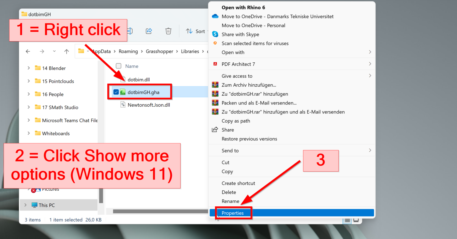 Dotbim: Export A 3D Model From Grasshopper As .bim Format - Structural Basics