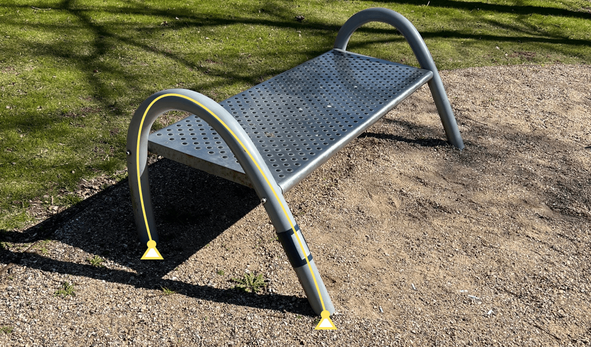 Arch structure: Bending moment, normal and Shear force calculation due ...