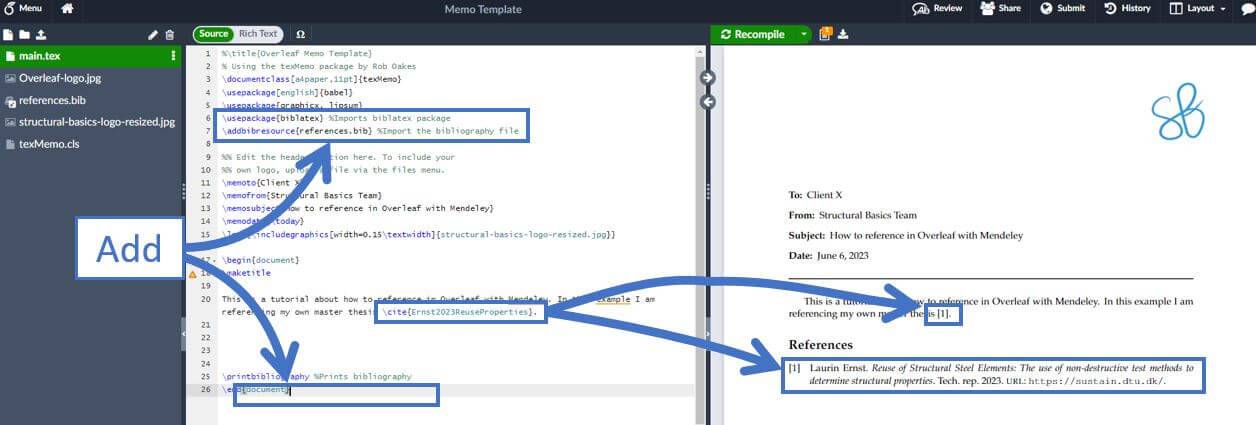 How To Link Mendeley To Overleaf [step-by-step] - Structural Basics