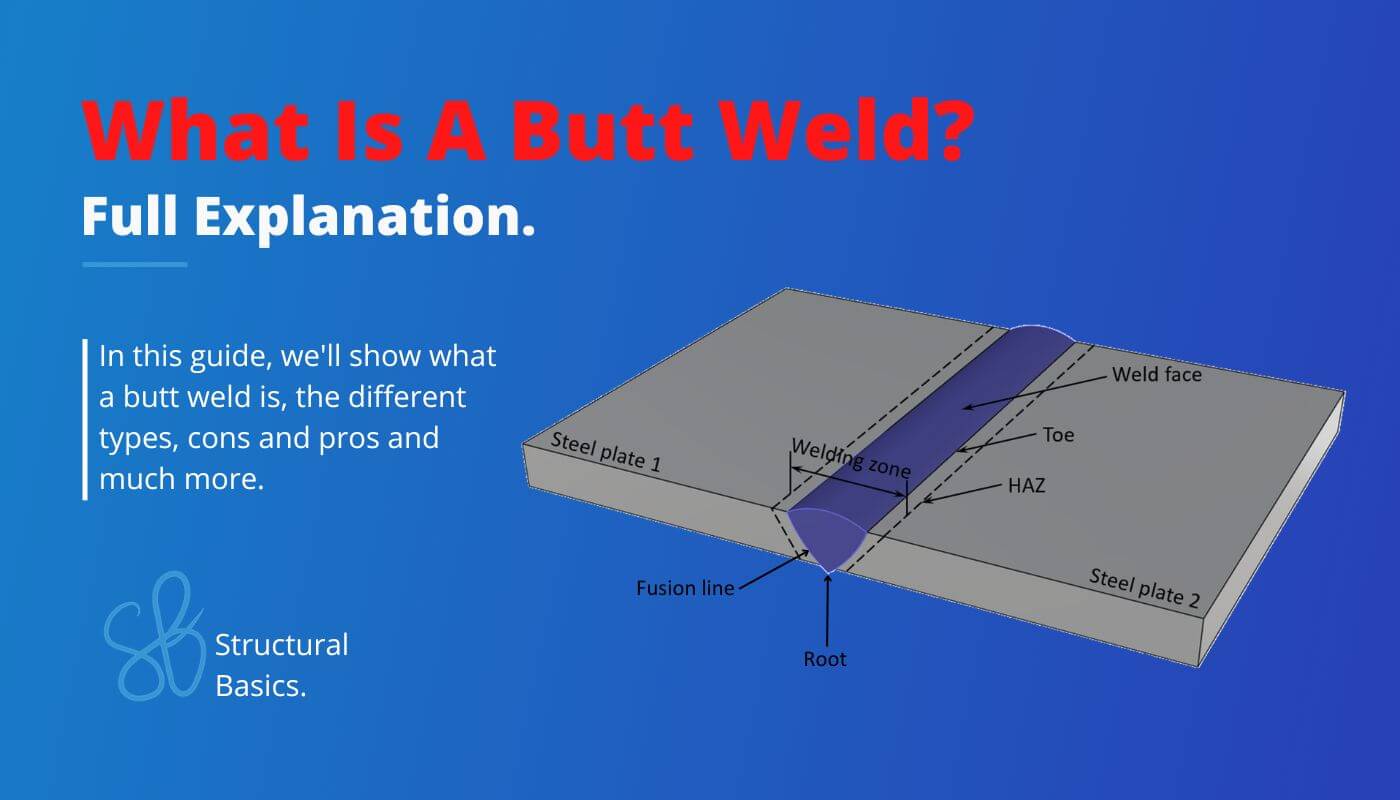 What Is A Butt Weld Full Explanation Structural Basics