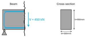 Shear Verification WITH Shear Reinforcement {Reinforced Concrete ...